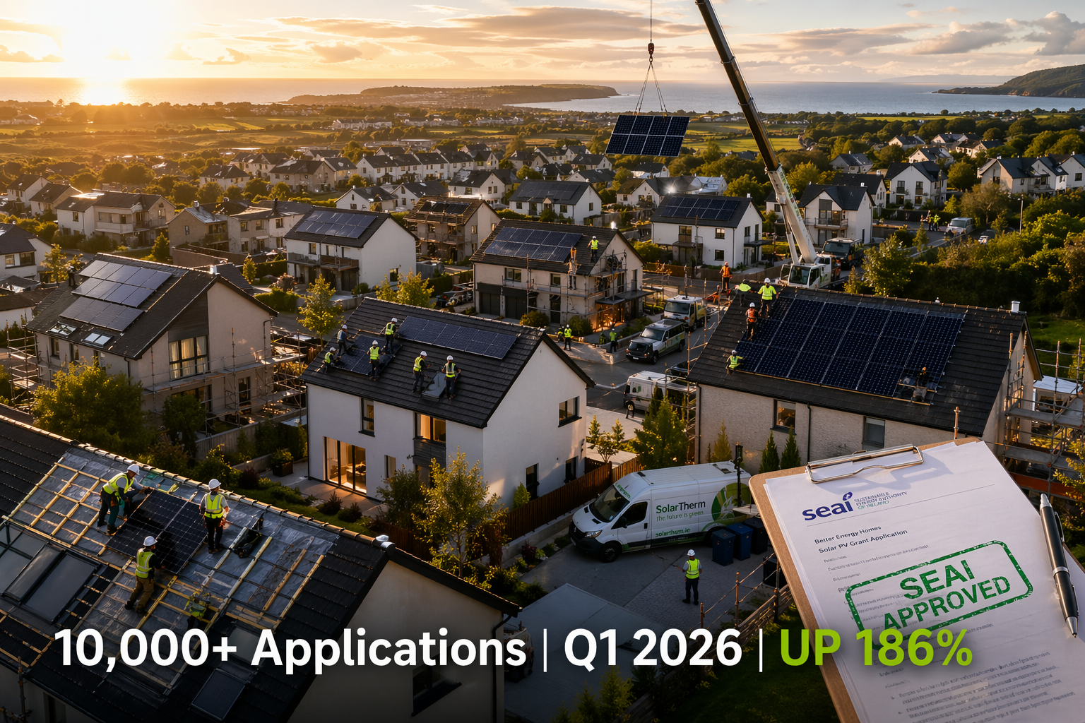 SEAI Applications Up 96%: Why 10,000 Irish Homes Chose Solar in 3 Months